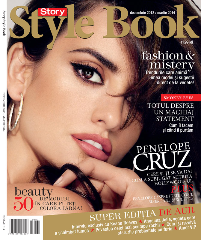 Revista Story Style Book Poza Coperta Penelope Cruz Editia Nr 4 
